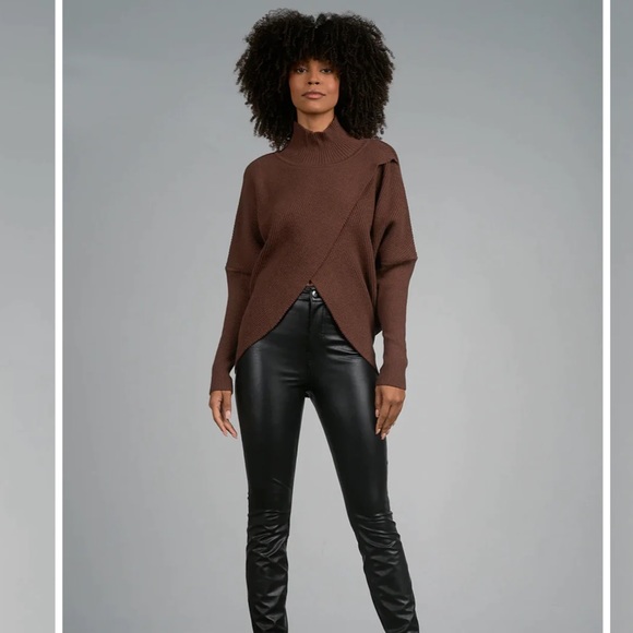 Elan | Sweaters | Elan Turtleneck Brown Sweater | Poshmark